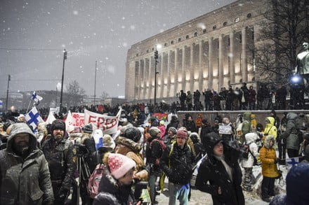Finland [Feb 4] Watch Massive Freedom Convoy Forms Outside Parliament ...